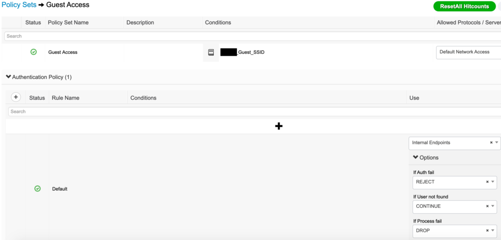 Guest portal allowing only specific AD groups (no BYOD) and sponsored ...
